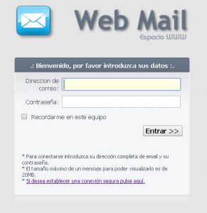 ¿Cómo acceder a su Webmail? | Espacio WWW | Ayuda